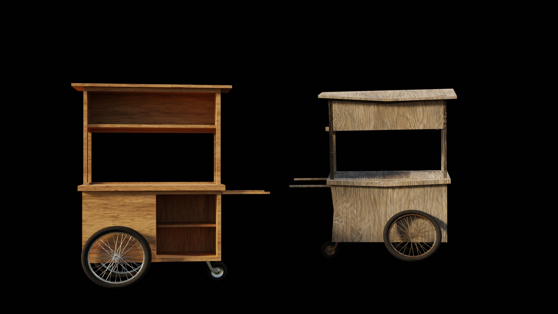 Food Cart 3D Model - TurboSquid 2041374