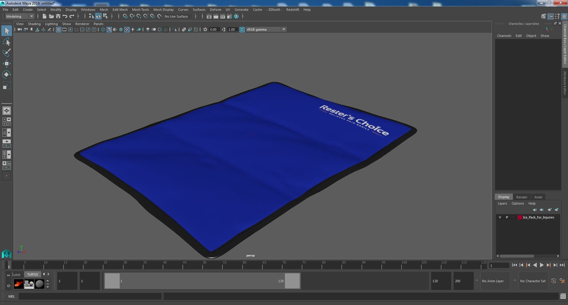 Ice Pack For Injuries 3D Model - TurboSquid 2161275