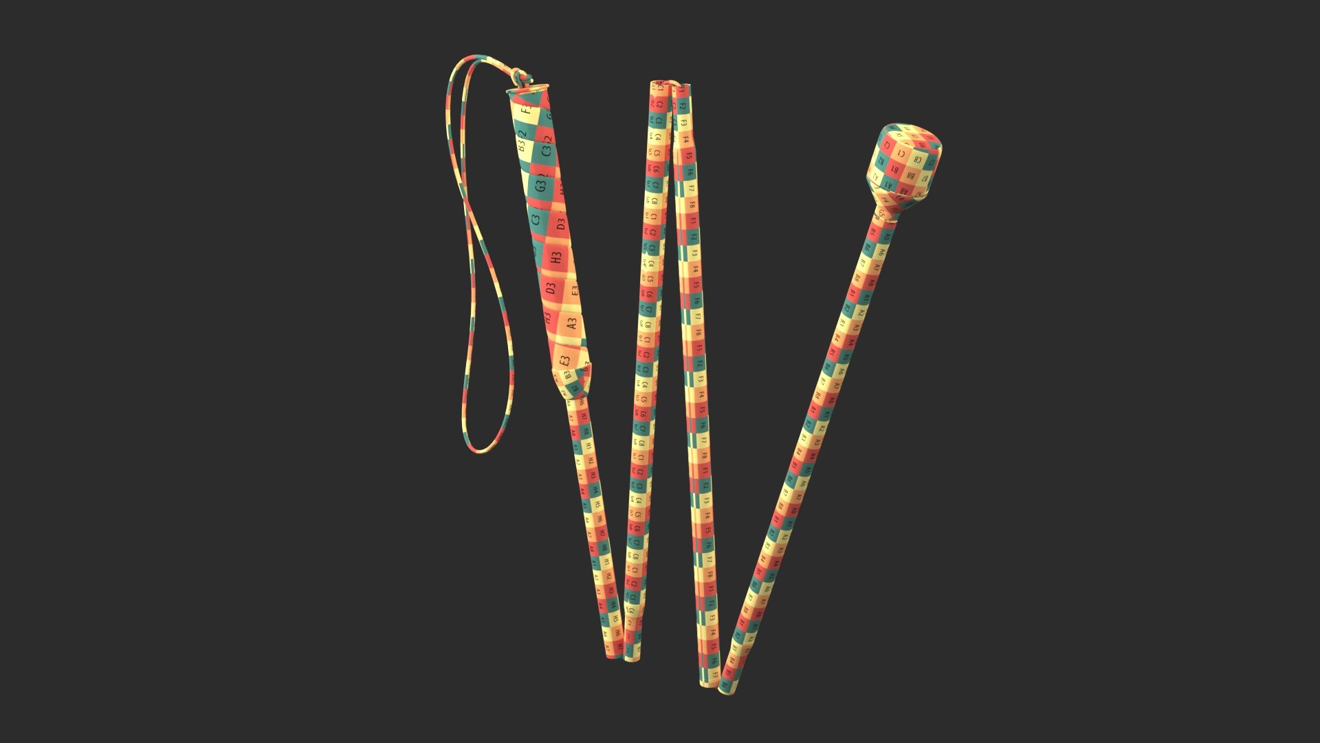 Guide Cane 3D Model - TurboSquid 1818698