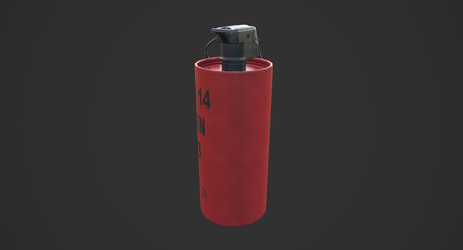 Incendiary Grenade 3d Model