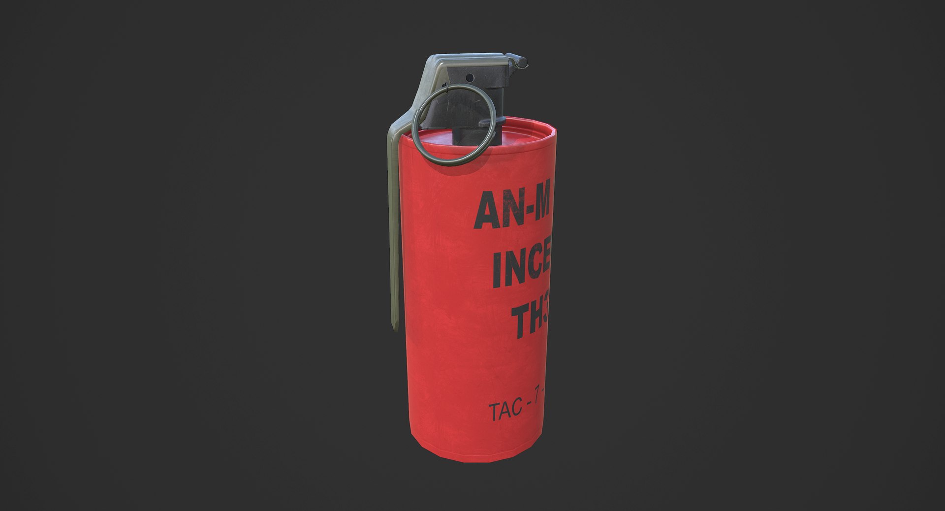 Incendiary Grenade 3d Model