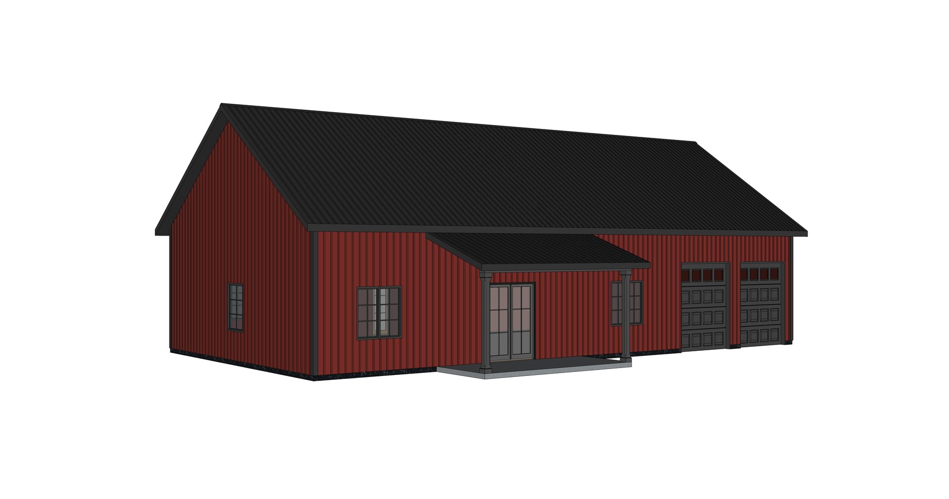 3D Barndominium House-09 - TurboSquid 2254531