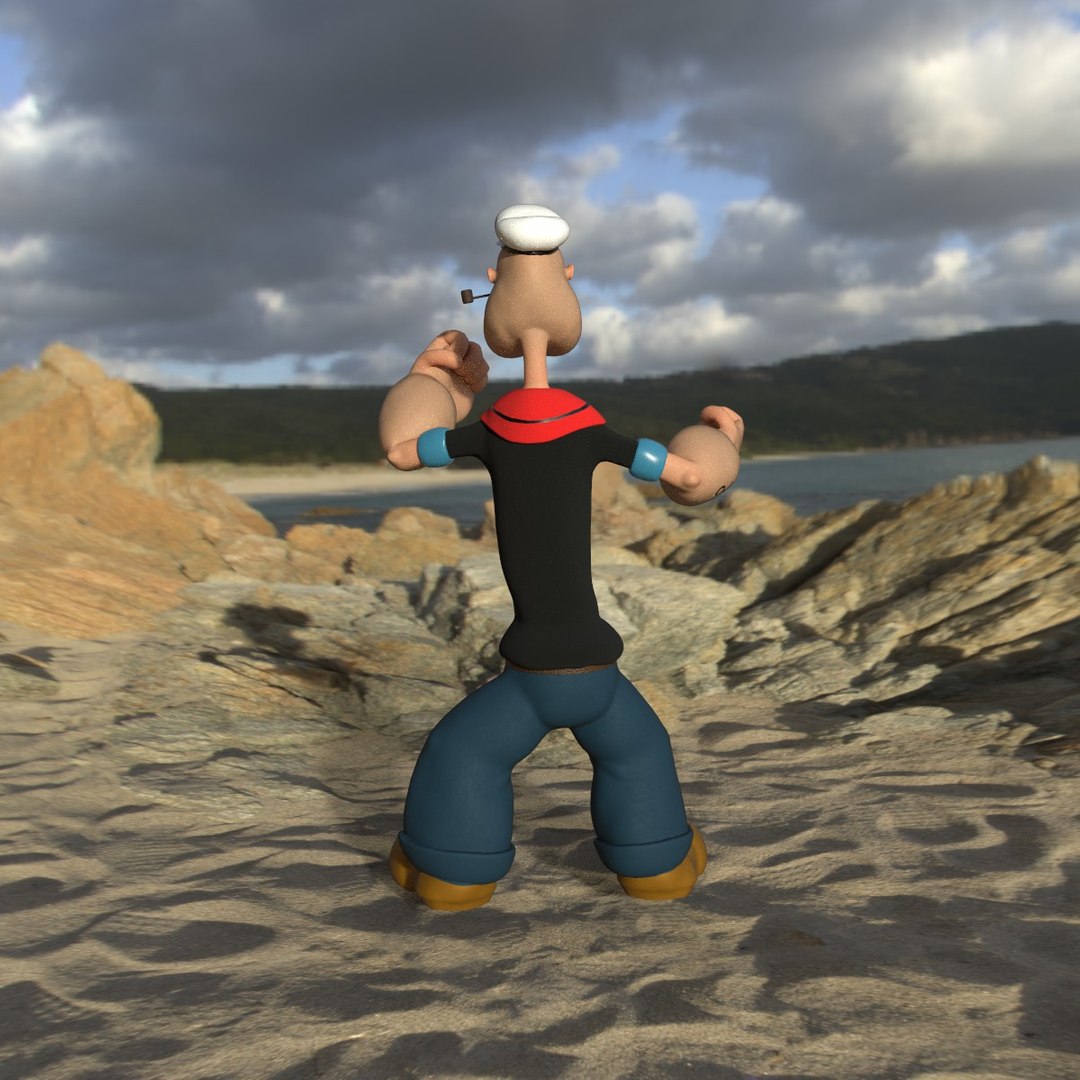 Character Popeye 3D - TurboSquid 1380245