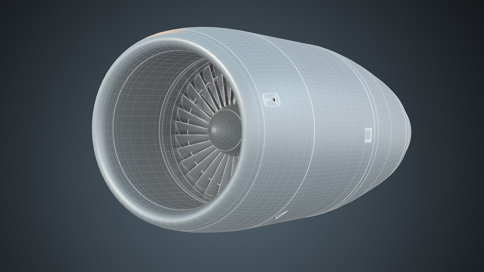 3D ps90a engine - TurboSquid 1581289