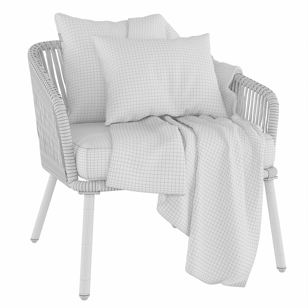 Armchair Rhodes 3D - TurboSquid 2059271