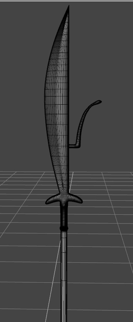 Polearm 3D Model - TurboSquid 1593372