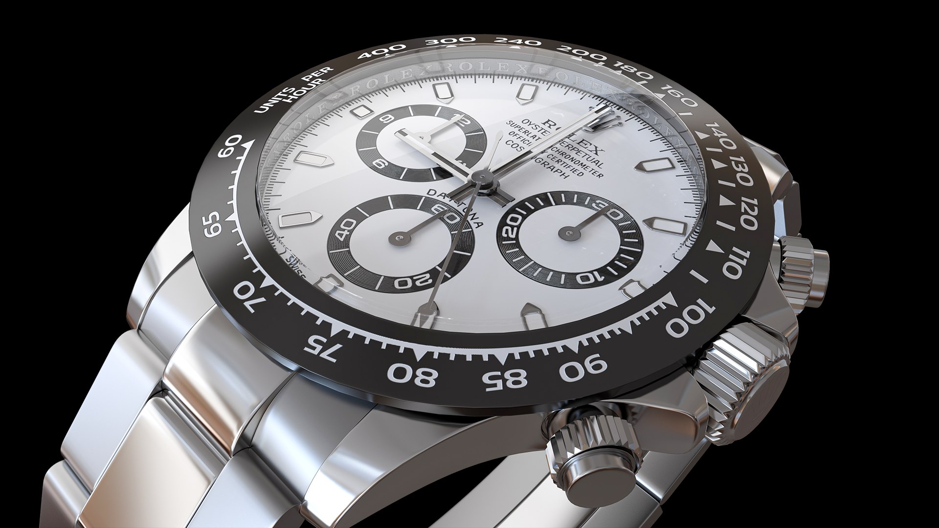 modelo 3d Rolex Watch 116500LN-0002 Low-poly 3D model - TurboSquid 2057160