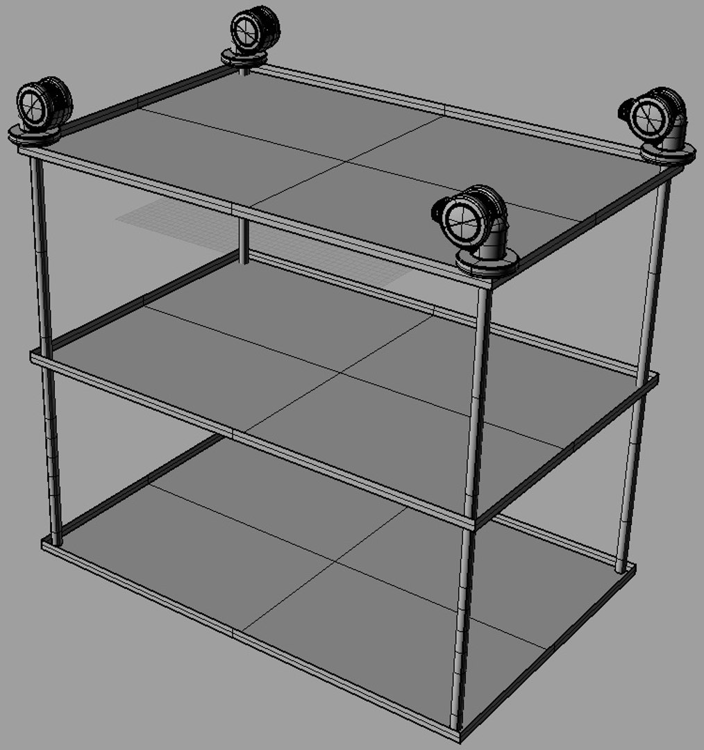 3d Model Trolley Car Stainless Steel