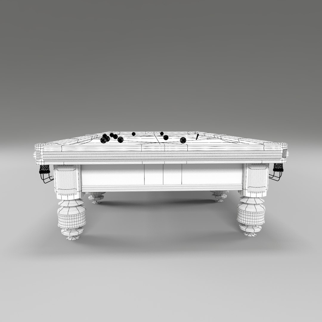 russian billiard table 3d model
