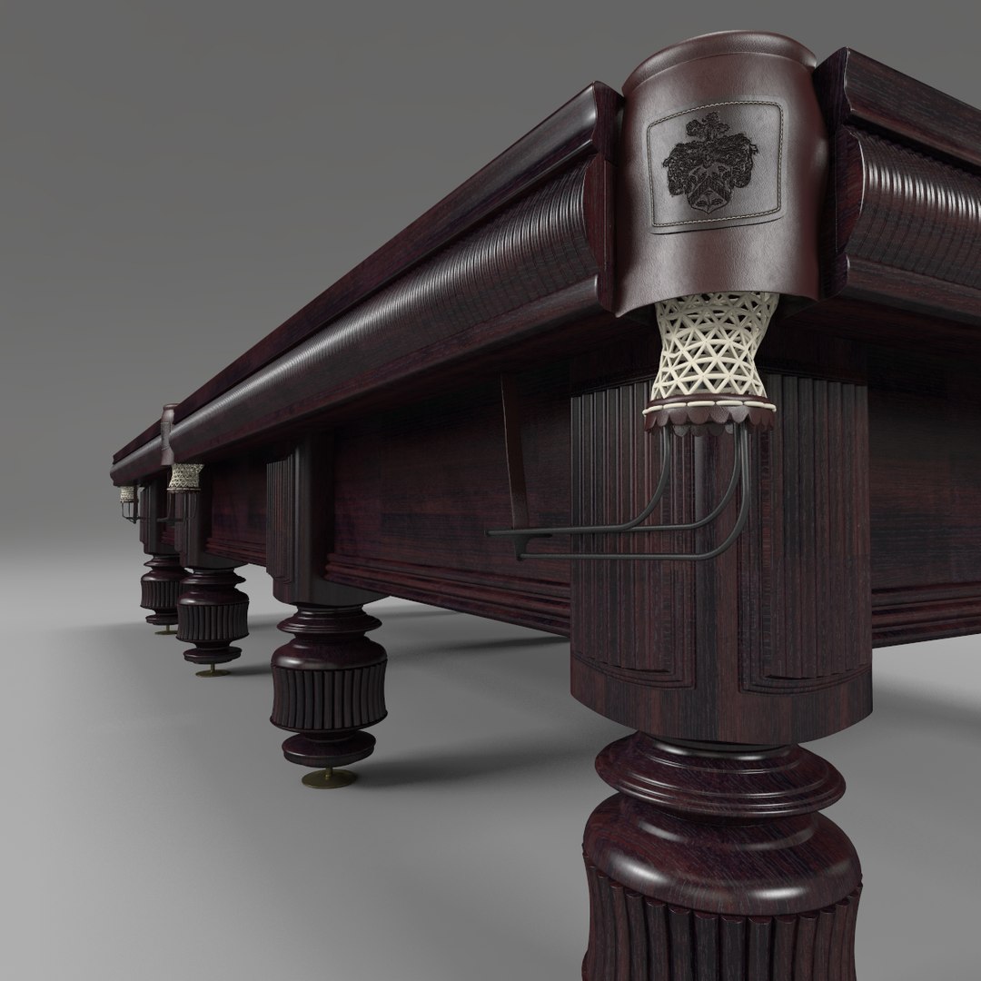russian billiard table 3d model