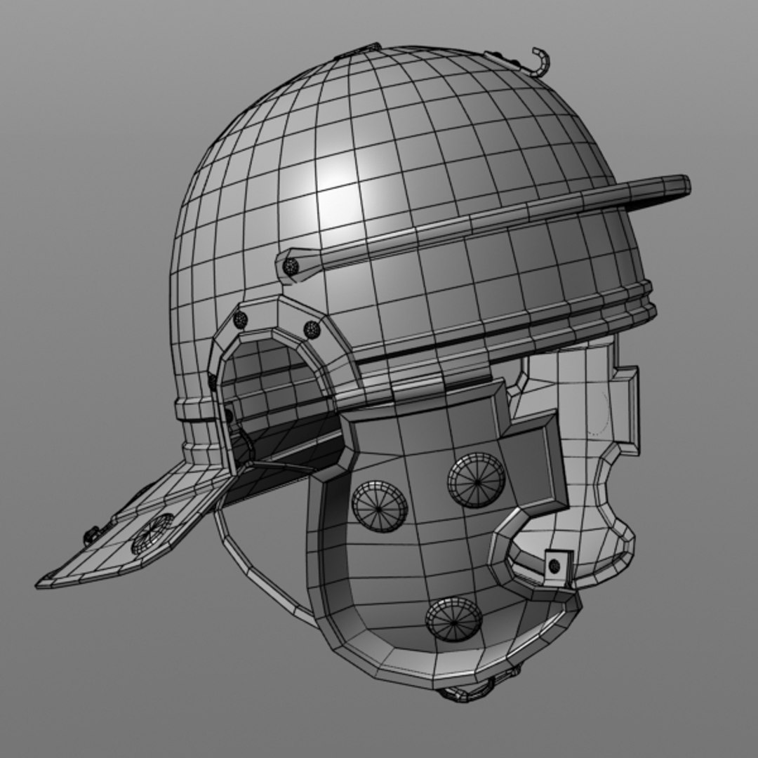 Roman Legionary Helmet 3d Model