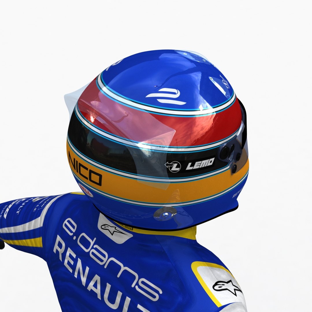 3d Model Renault Edams Formula E