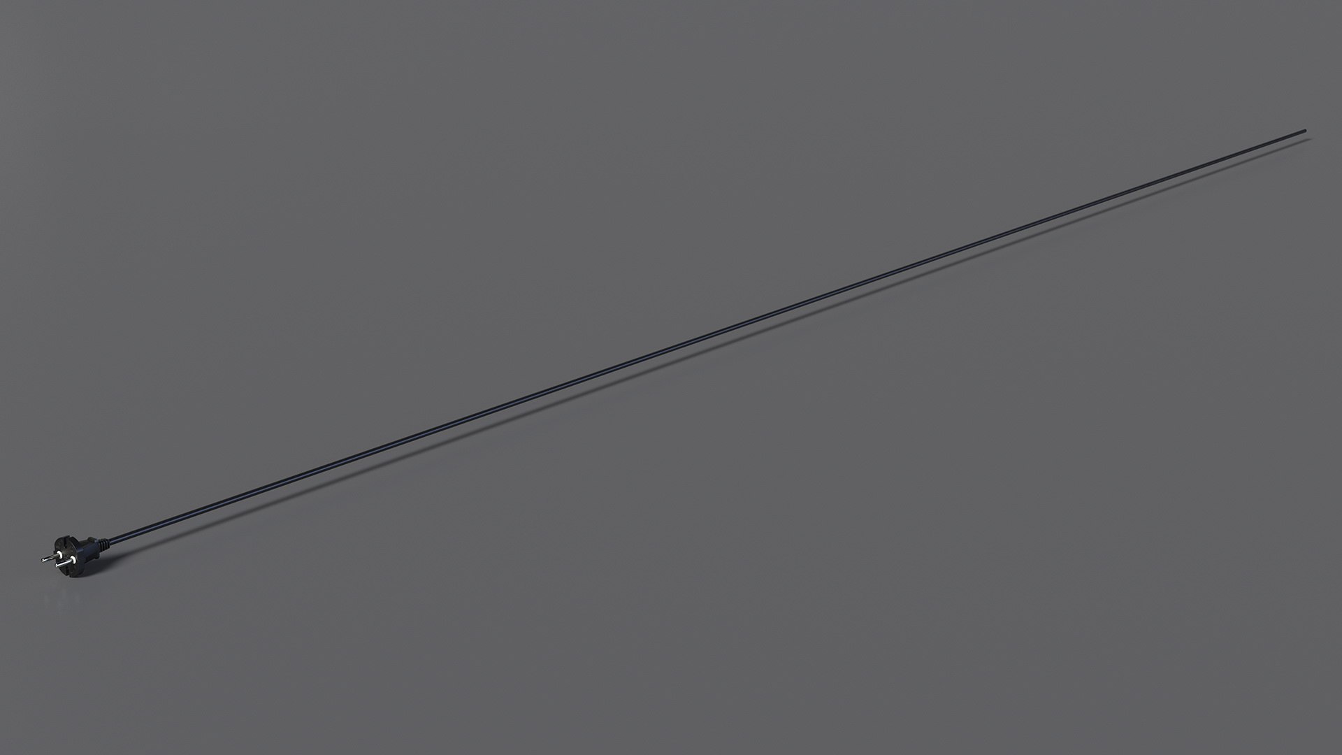 Type E Electric Plug Black Rigged 3D - TurboSquid 2040922