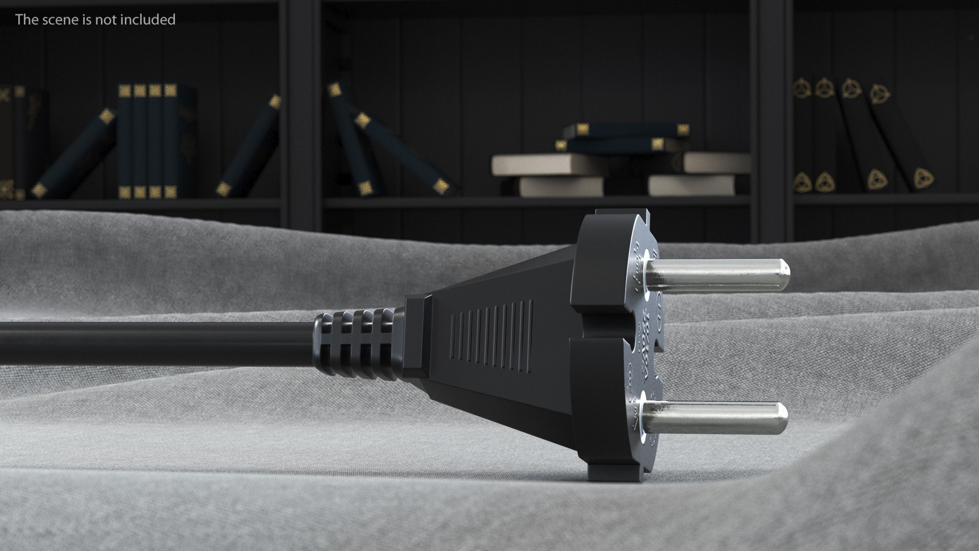 Type E Electric Plug Black Rigged 3D - TurboSquid 2040922