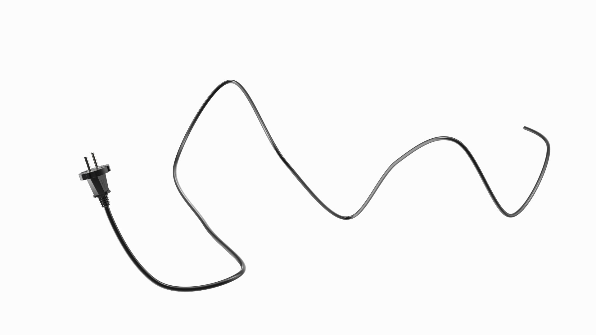 Type E Electric Plug Black Rigged 3D - TurboSquid 2040922