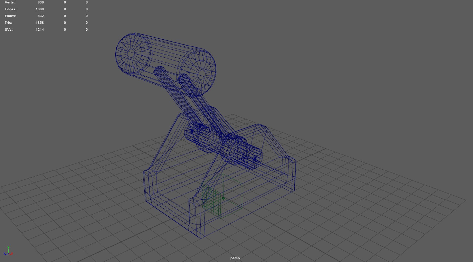 3D lever component - TurboSquid 1168520
