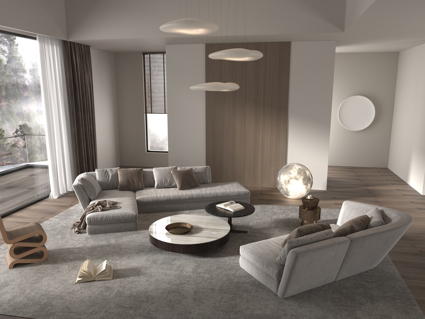 Modern Minimalist Living Room Model - TurboSquid 2147646