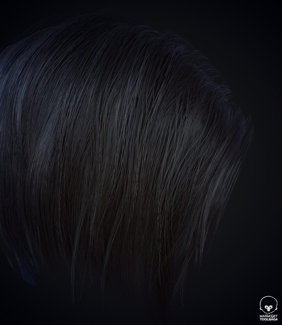 CPHair 3D Model - TurboSquid 1955100