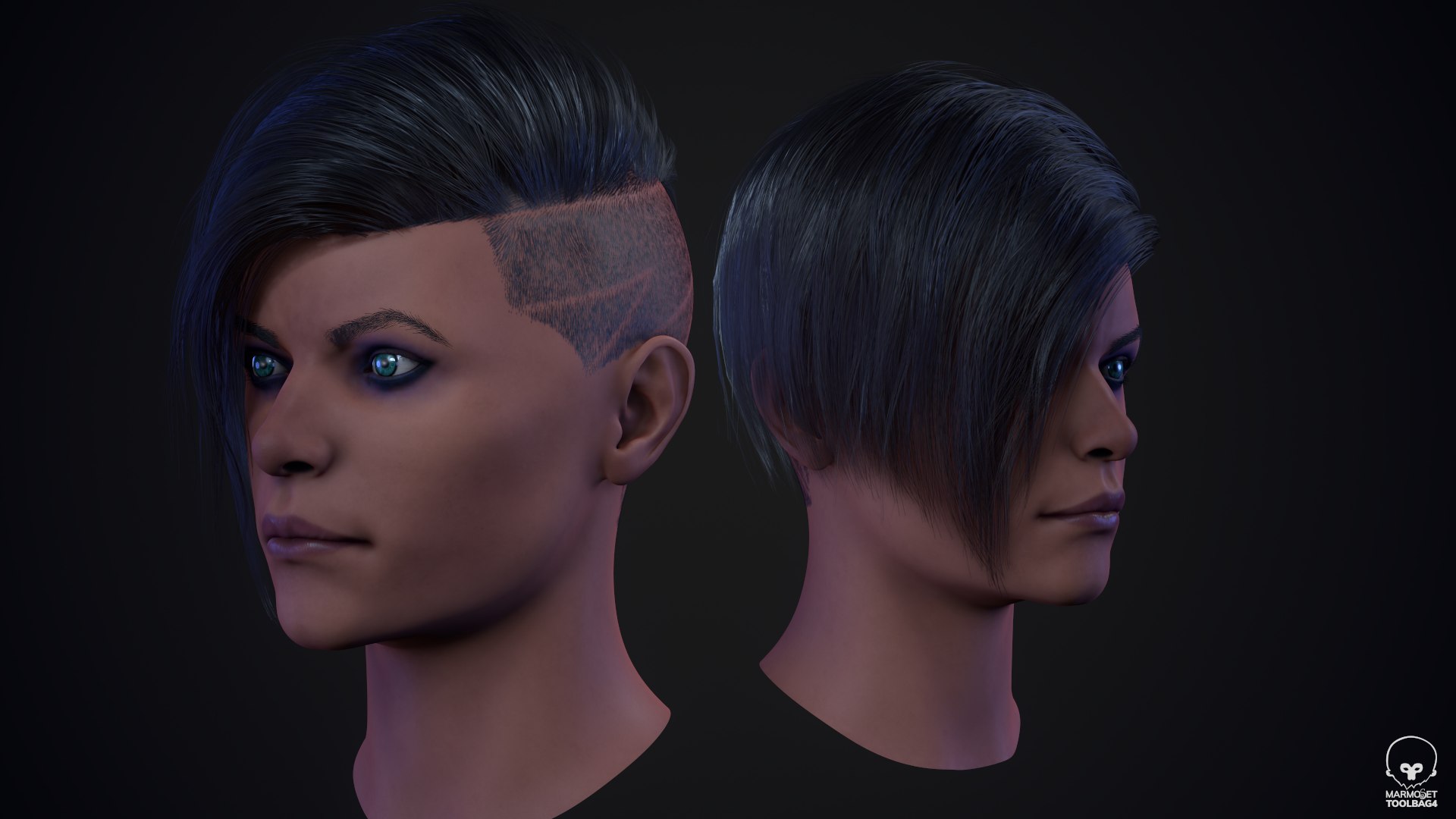 CPHair 3D Model - TurboSquid 1955100