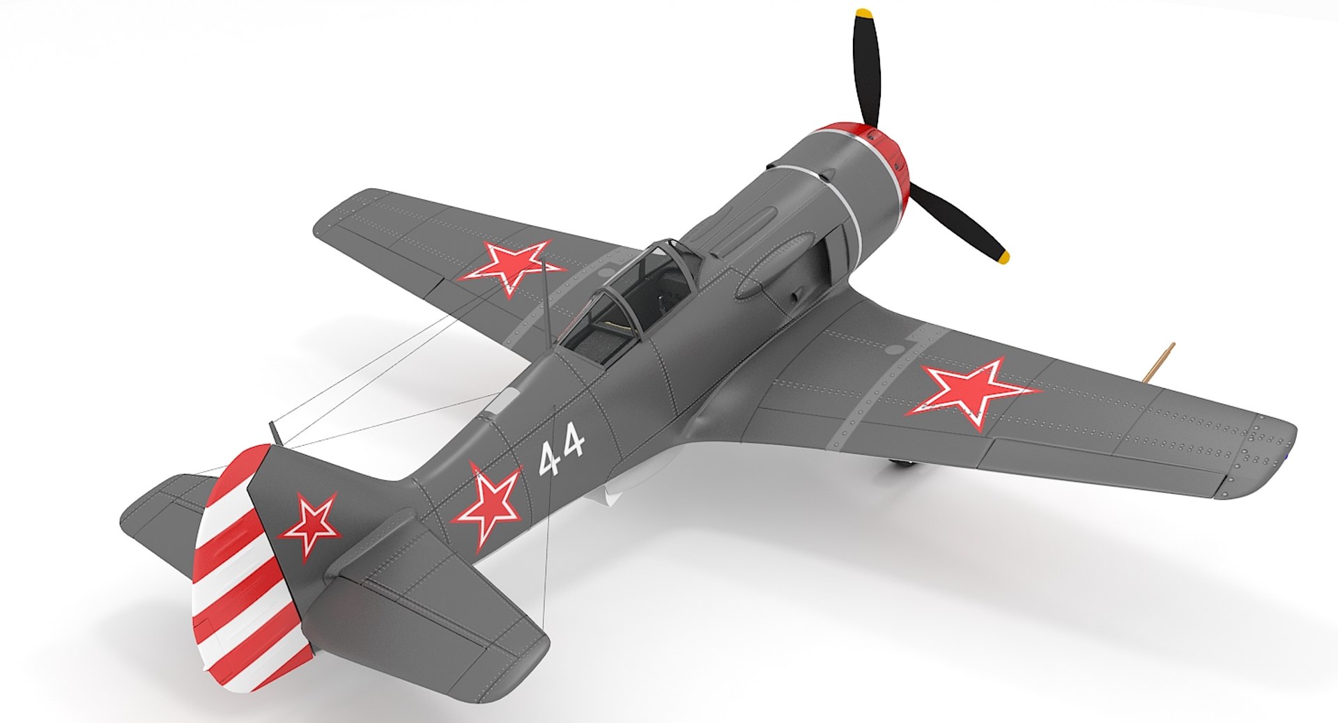 3d Obj Lavochkin La-9