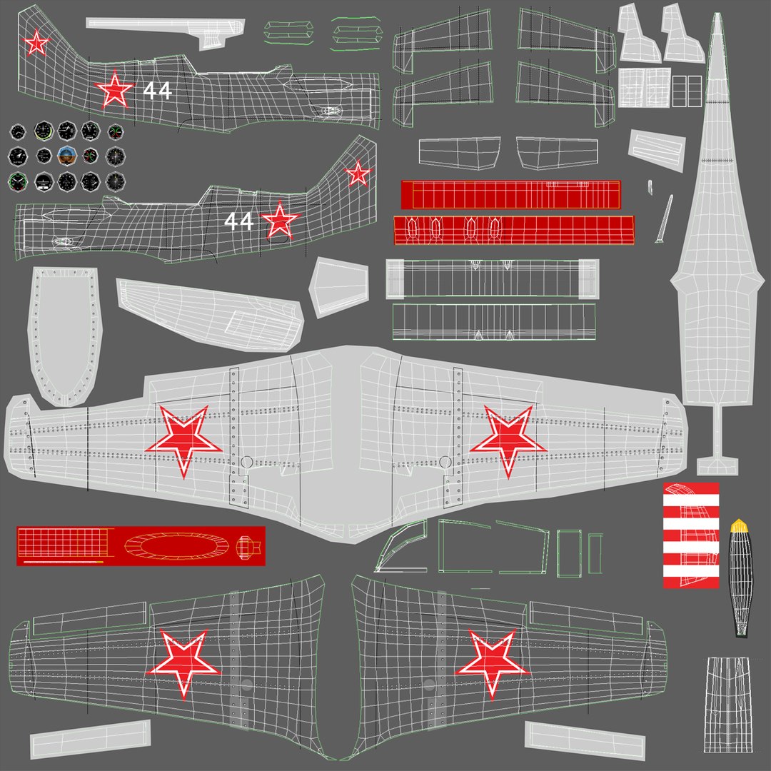 3d Obj Lavochkin La-9