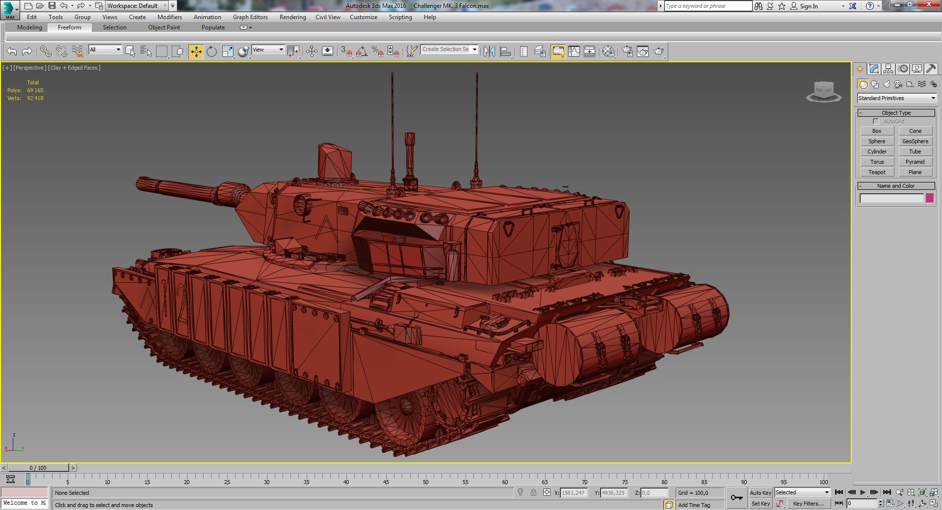 Max Challenger Battle Tank Falcon