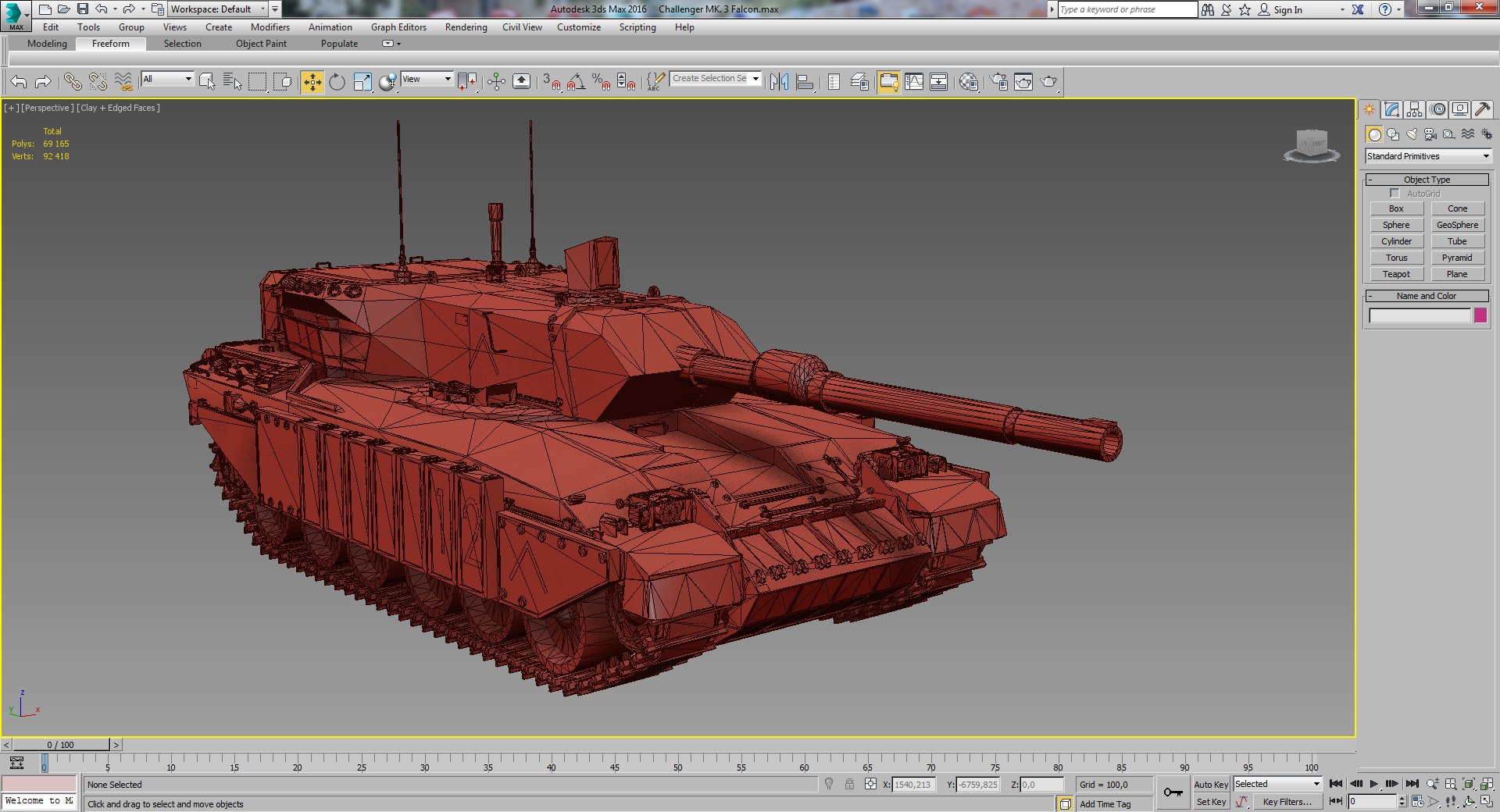 Max Challenger Battle Tank Falcon