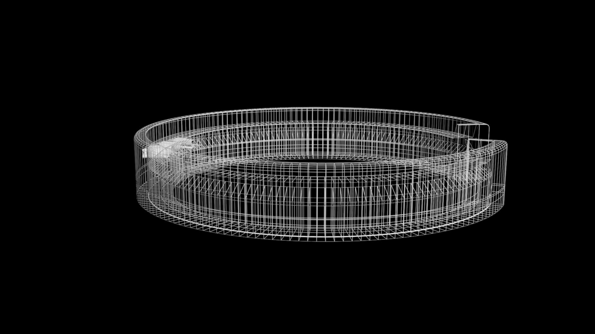 3D Round Cashier Table For Retail Stores 3D Model OBJ FBX 3DS 3DMax ...