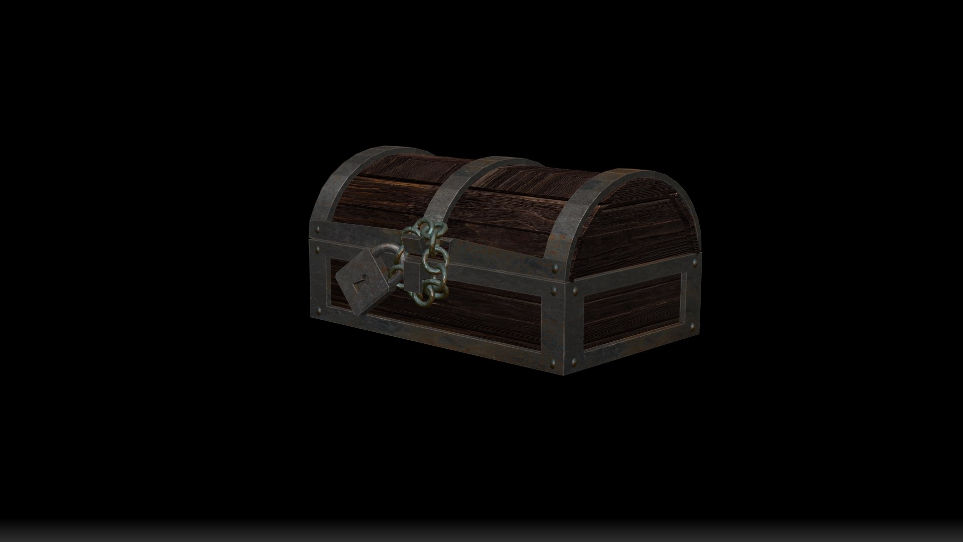 Treasure Chest Box 1 3D Model - TurboSquid 1866459