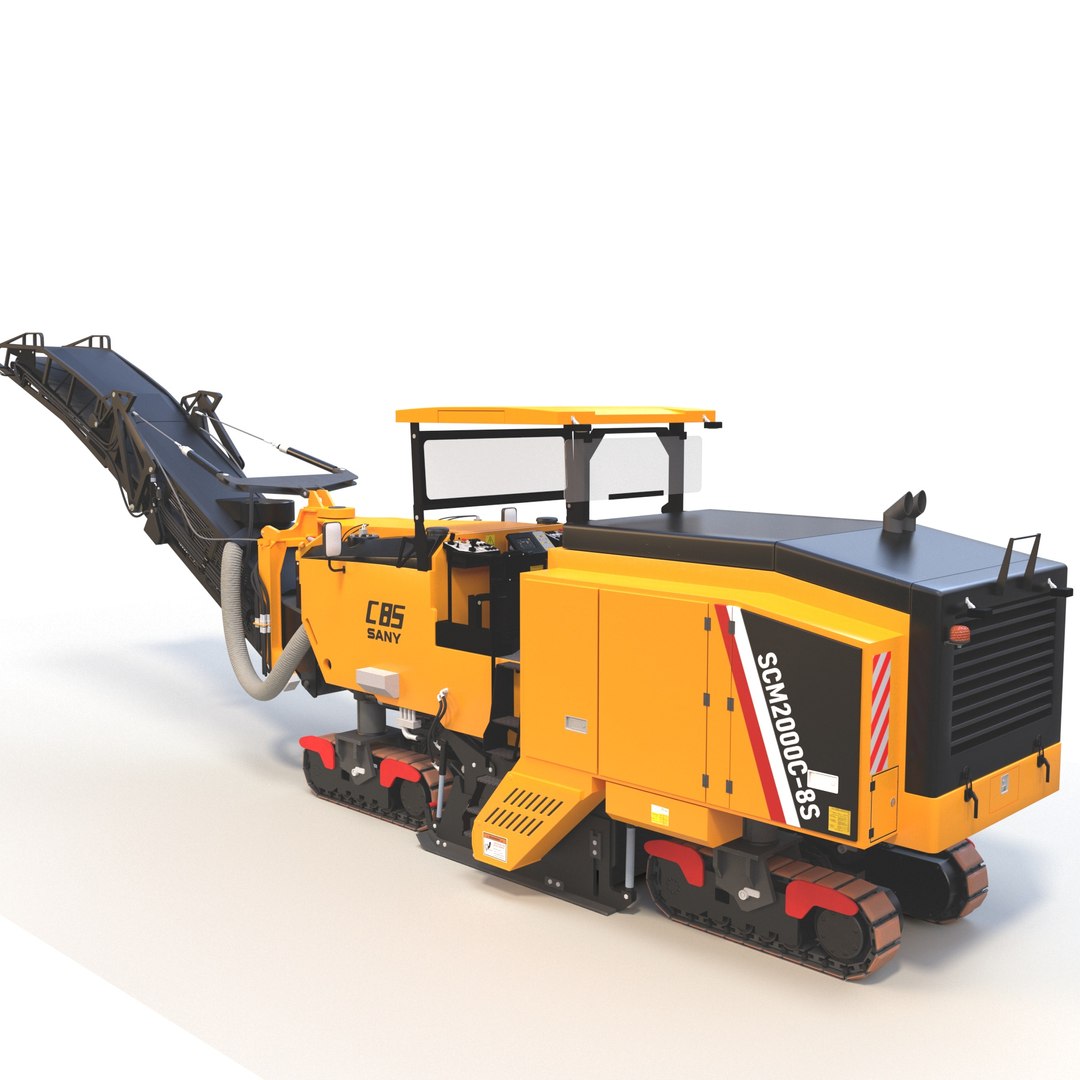 Asphalt Milling Machine 1 3D - TurboSquid 2004235
