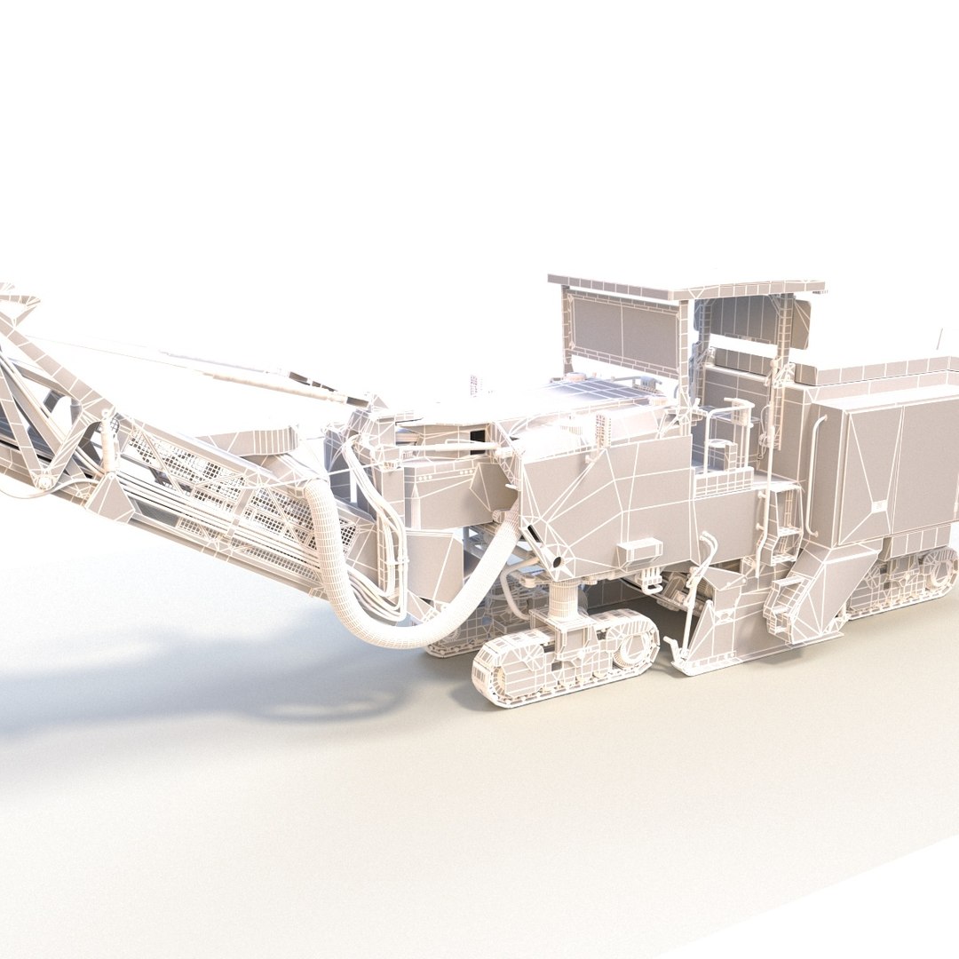 Asphalt Milling Machine 1 3D - TurboSquid 2004235