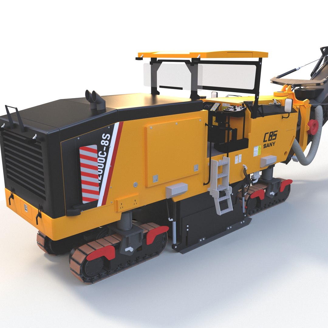 Asphalt Milling Machine 1 3D - TurboSquid 2004235
