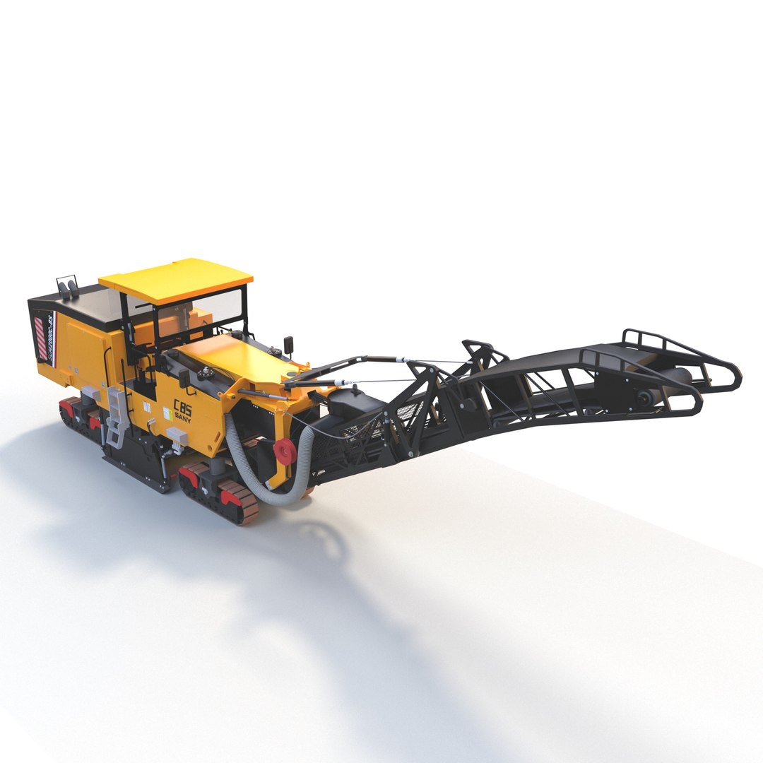 Asphalt Milling Machine 1 3D - TurboSquid 2004235