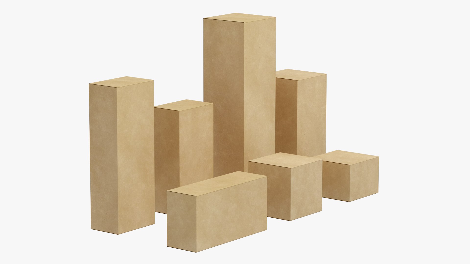 3D boxes set 02 - TurboSquid 1644286