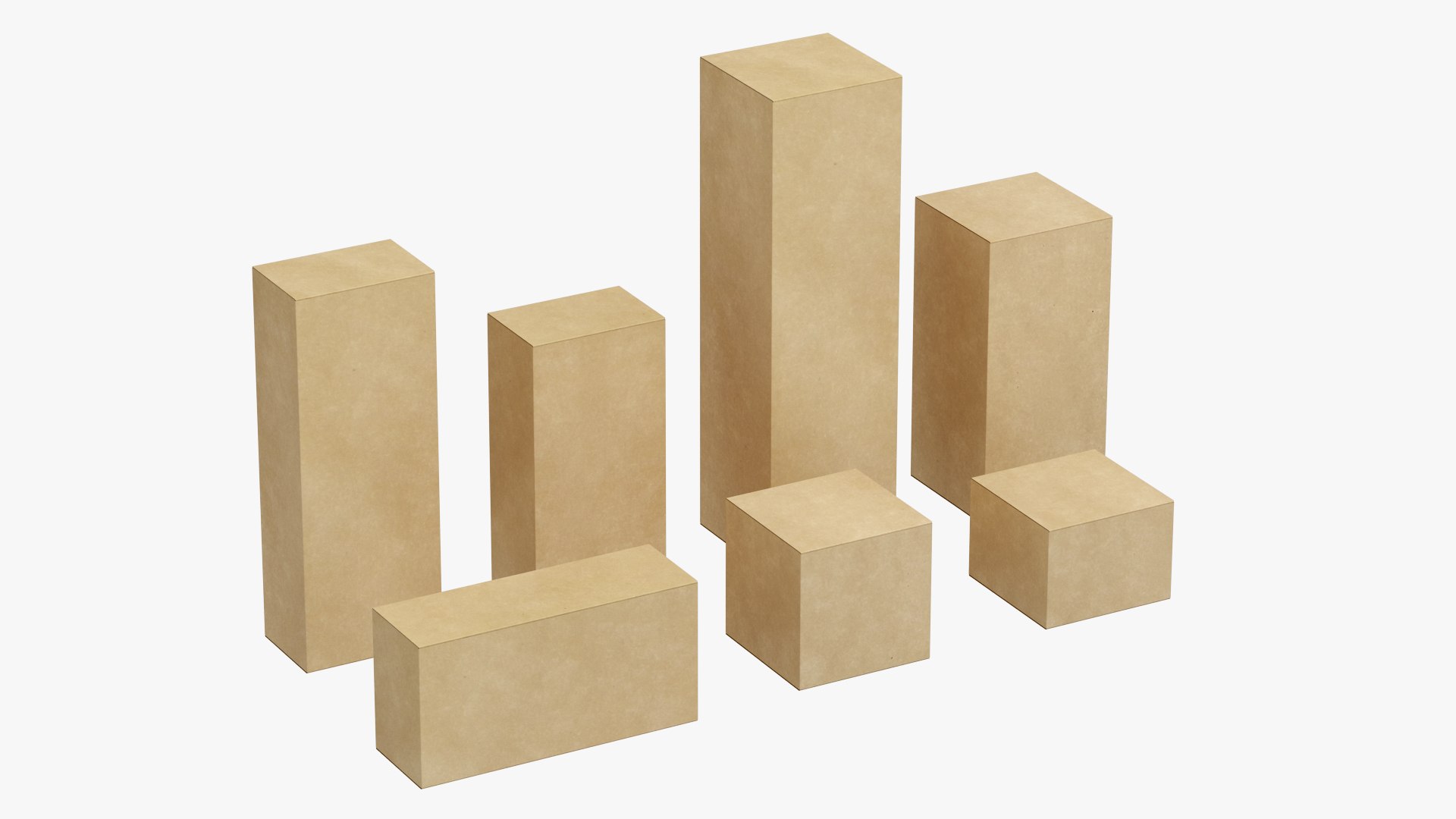 3D boxes set 02 - TurboSquid 1644286