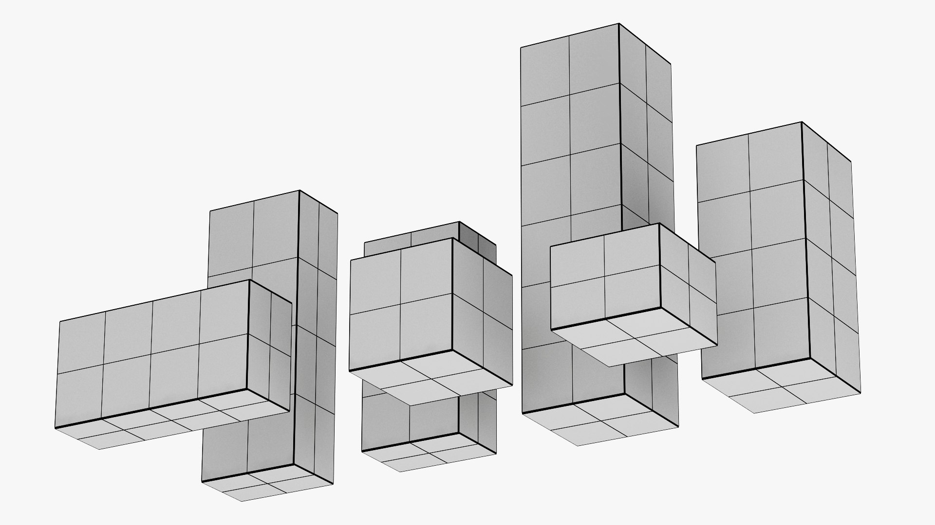 3D boxes set 02 - TurboSquid 1644286