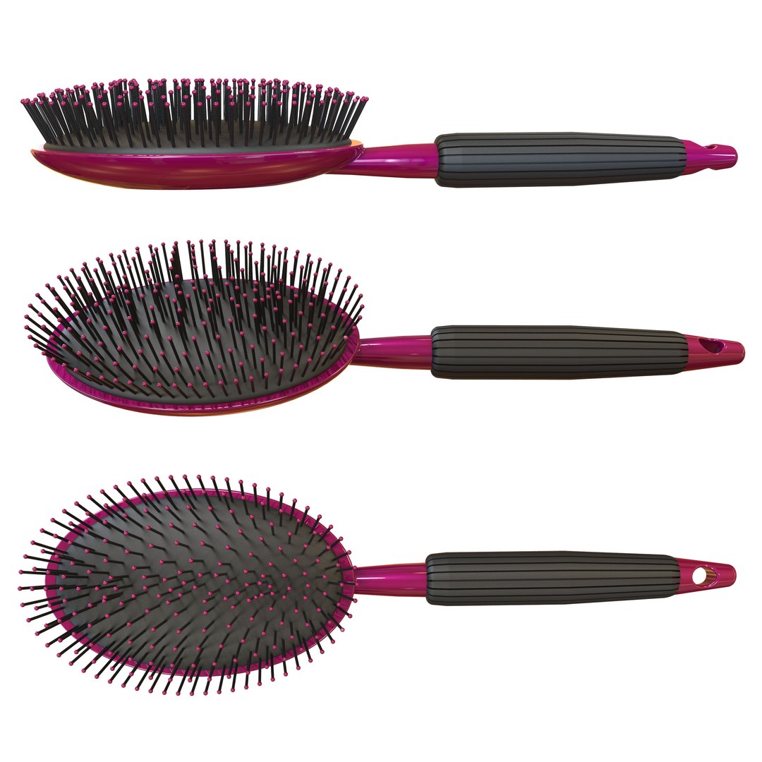 hair brush 3d model