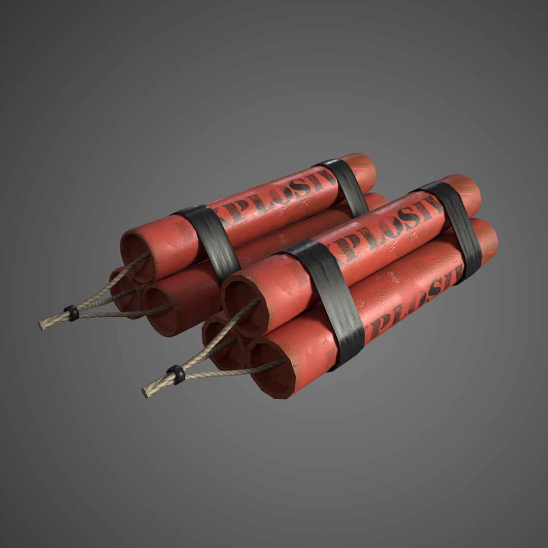 Dynamite 3D Model - TurboSquid 1213634