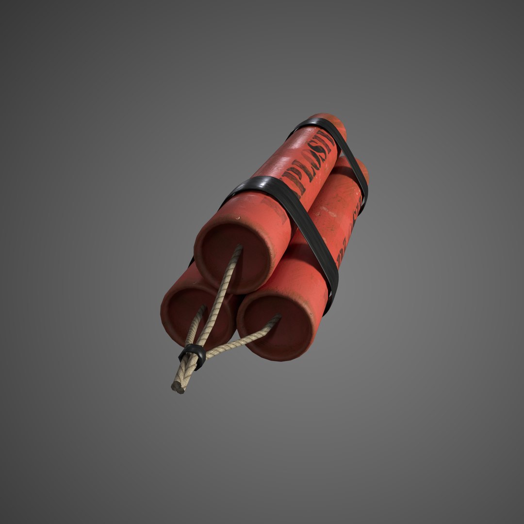 Dynamite 3D Model - TurboSquid 1213634