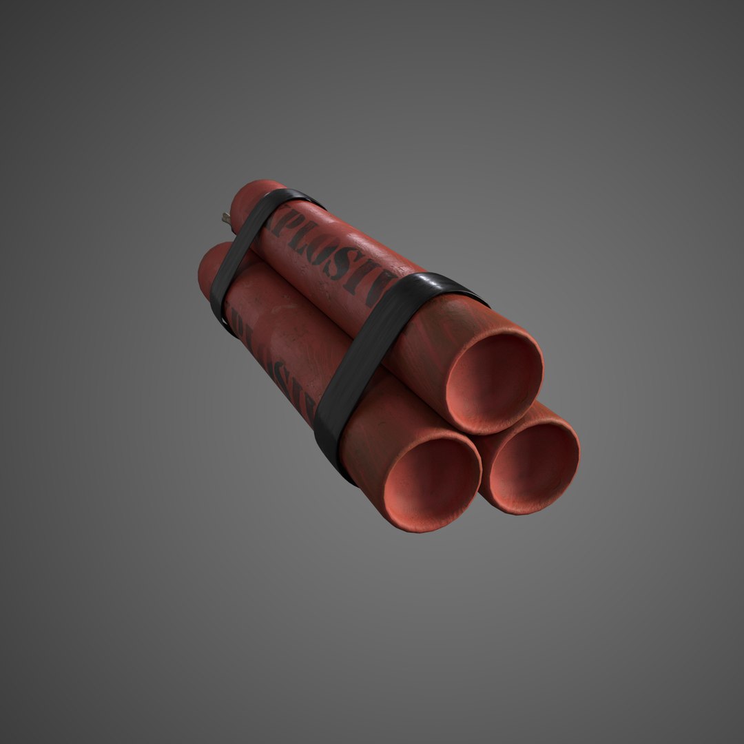 Dynamite 3D Model - TurboSquid 1213634
