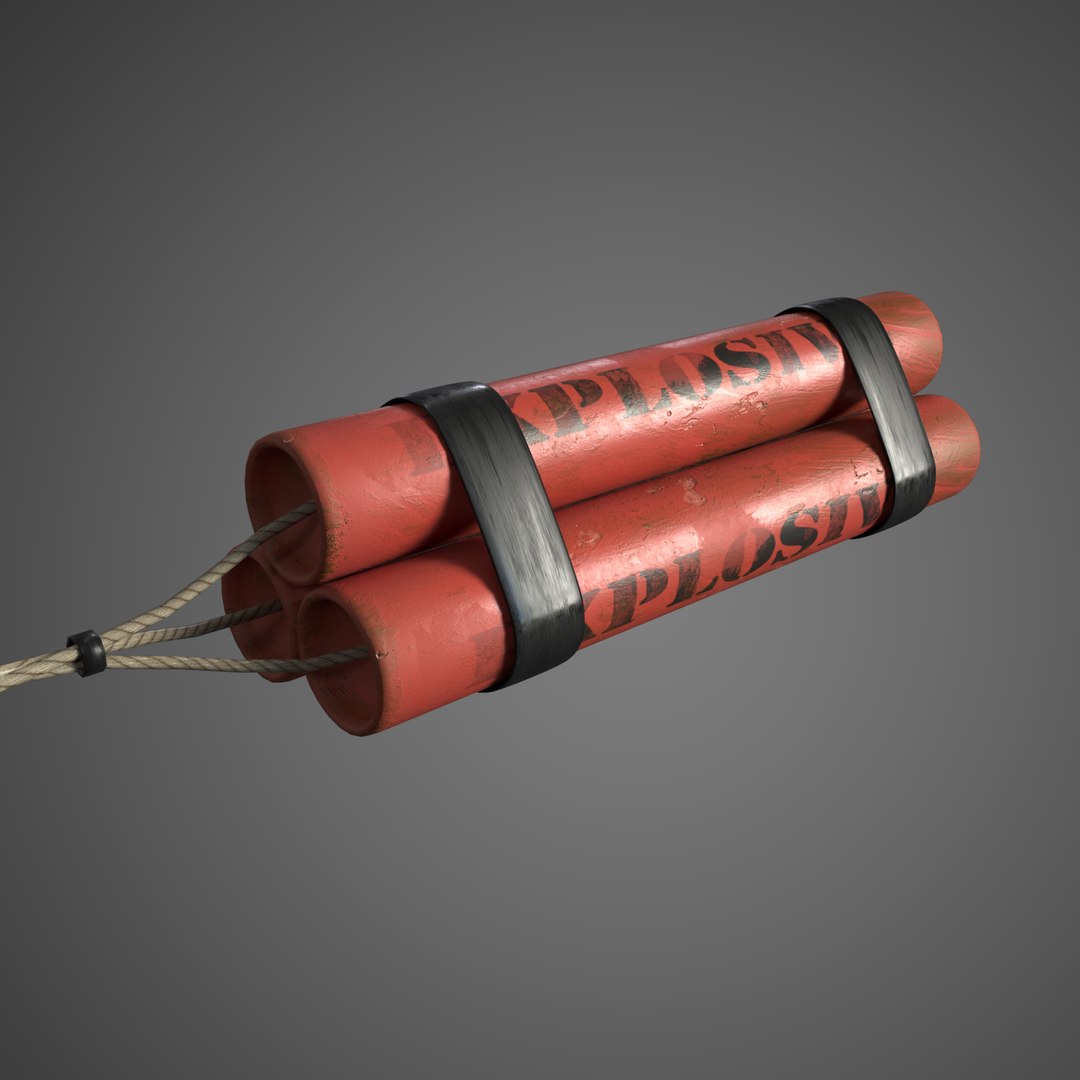 Dynamite 3D Model - TurboSquid 1213634