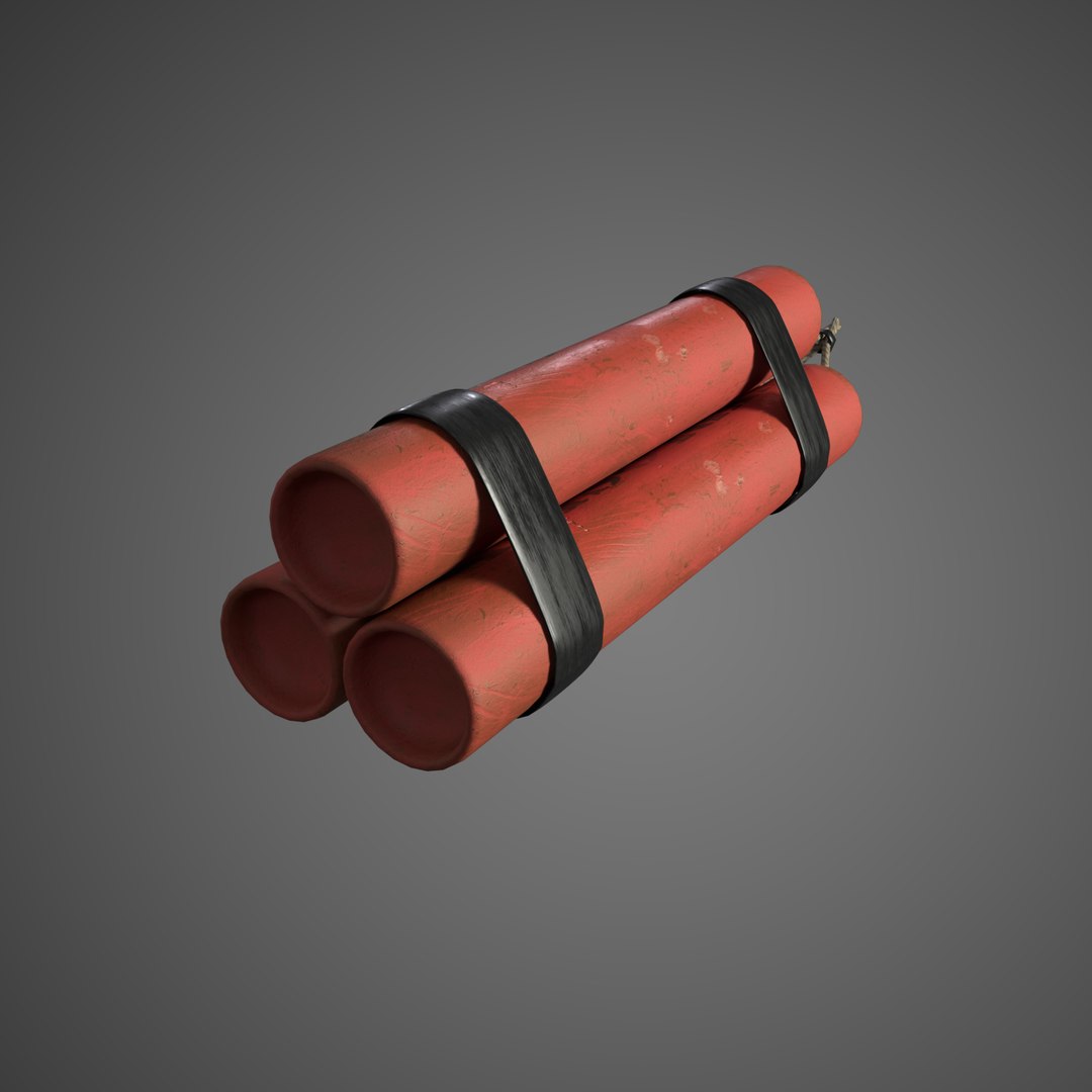Dynamite 3D Model - TurboSquid 1213634