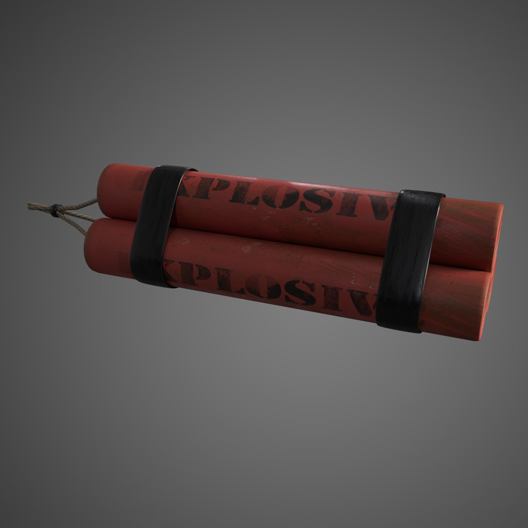Dynamite 3D Model - TurboSquid 1213634