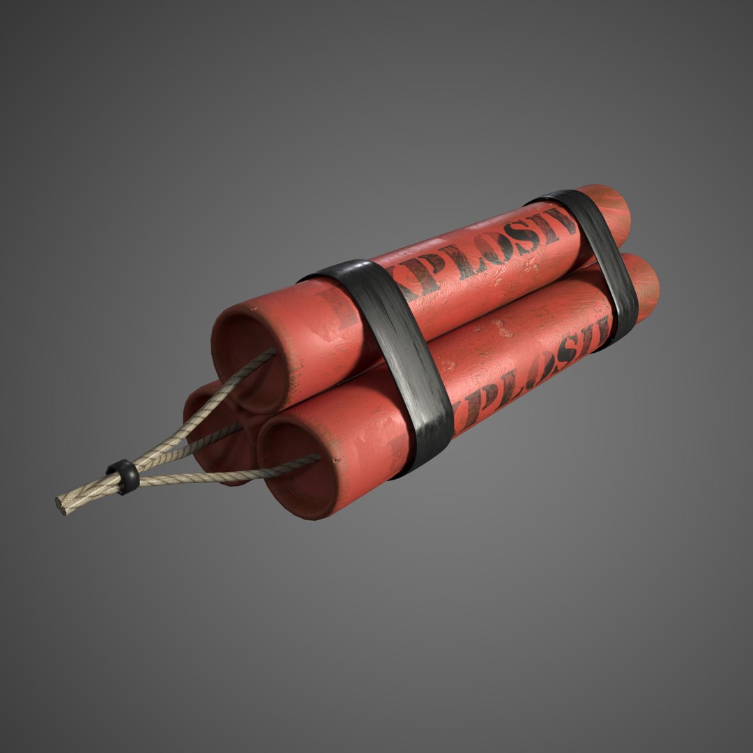 Dynamite 3D Model - TurboSquid 1213634
