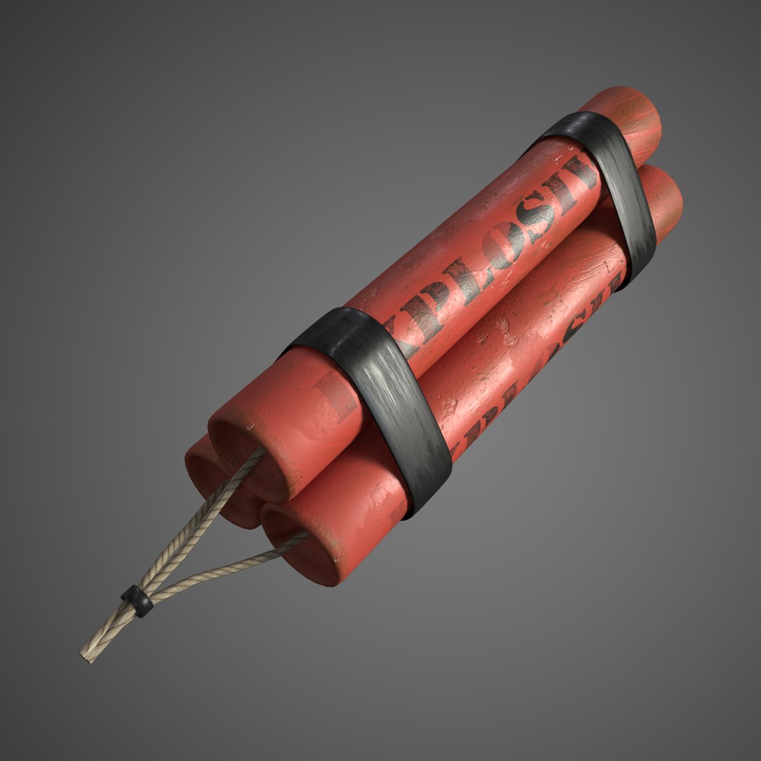 Dynamite 3D Model - TurboSquid 1213634