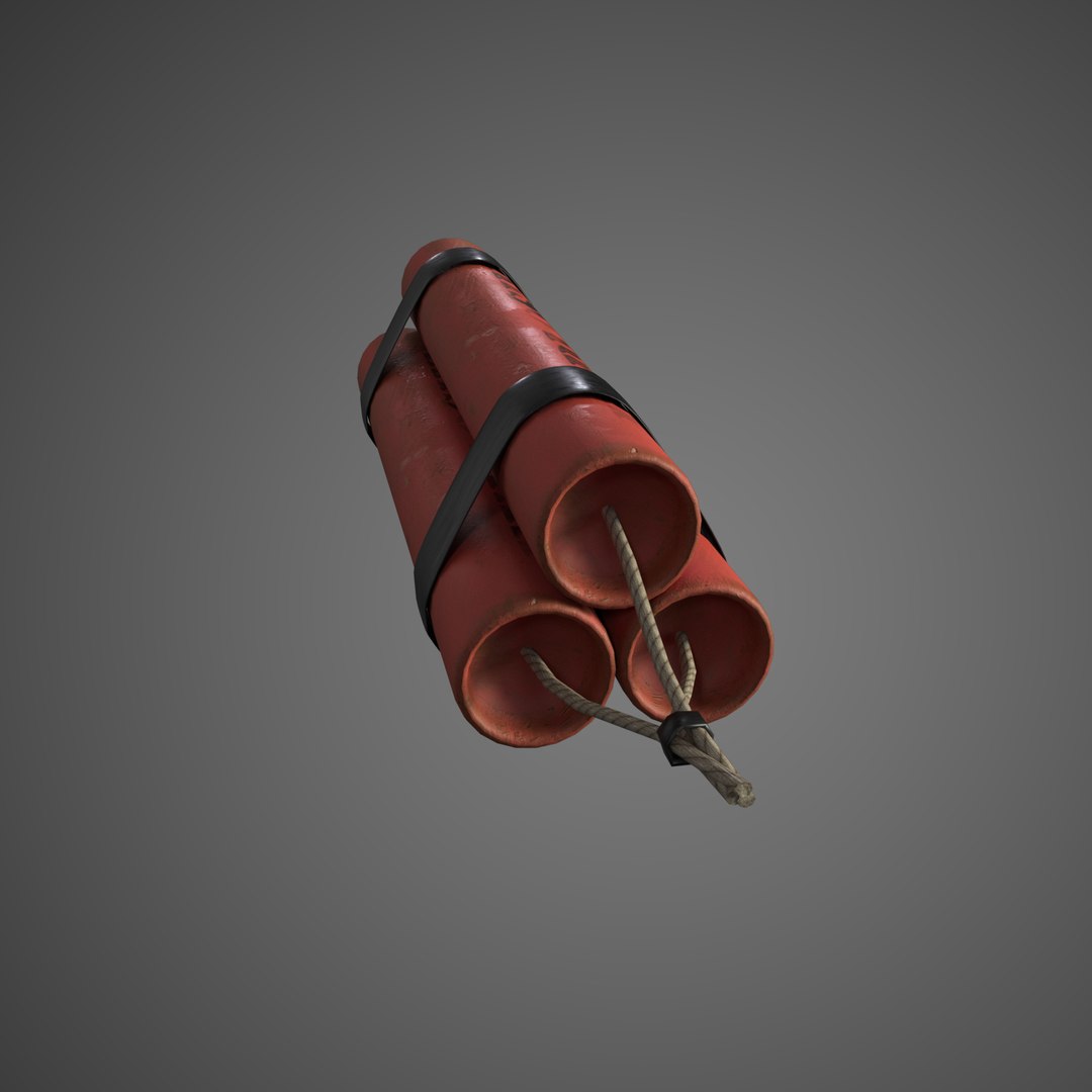 Dynamite 3D Model - TurboSquid 1213634