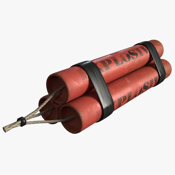 Dynamite 3D model - TurboSquid 1213634