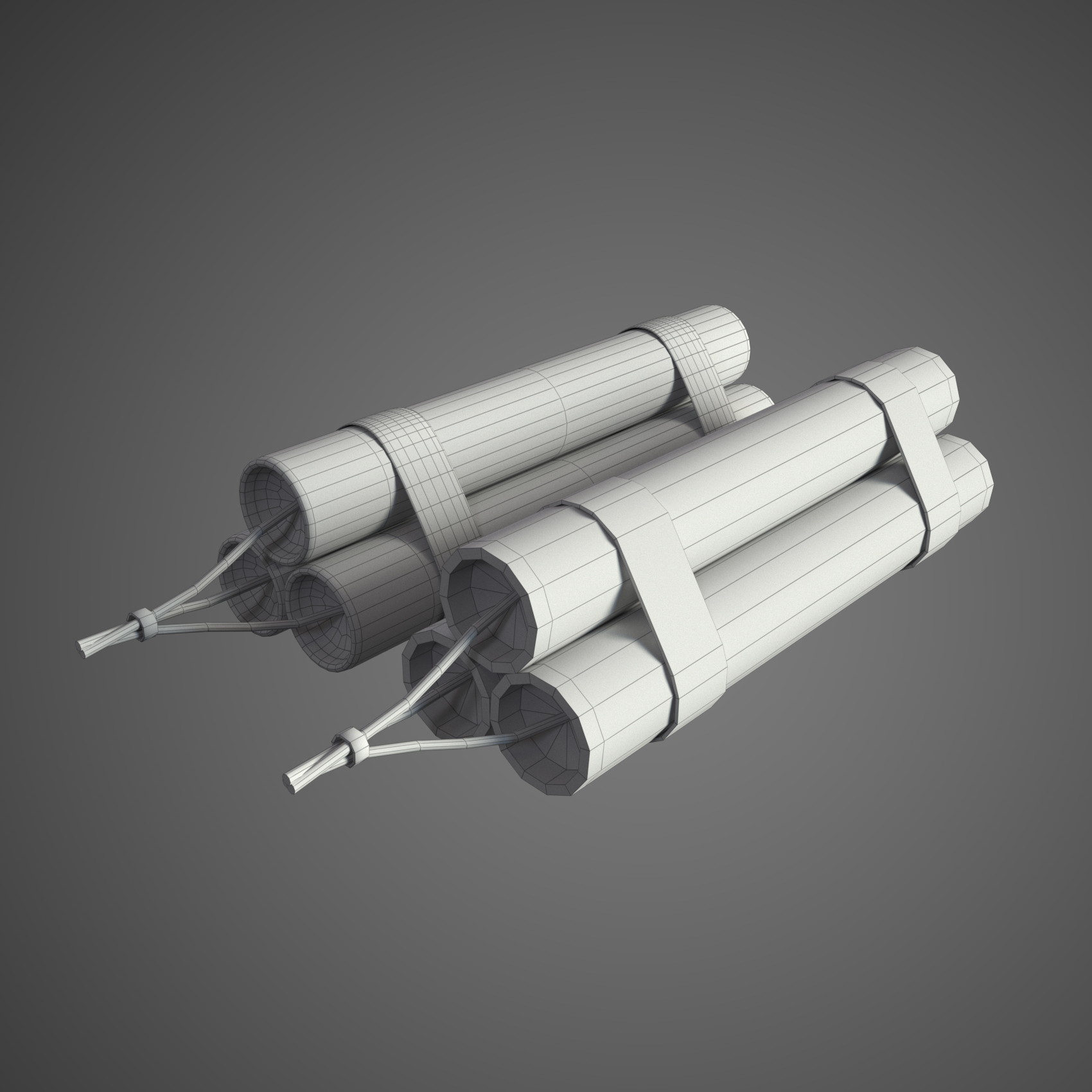 Dynamite 3D model - TurboSquid 1213634