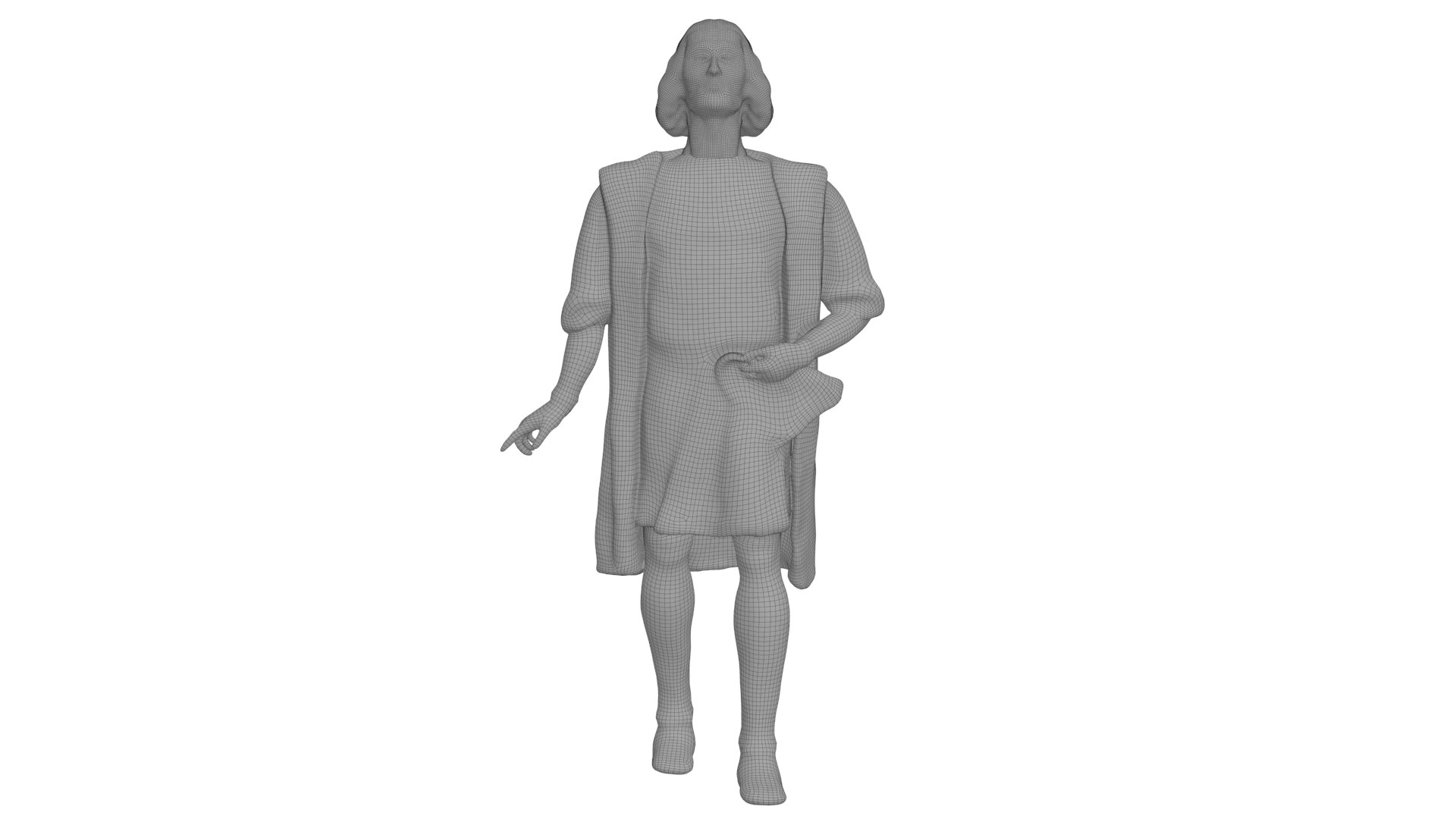 3D Columbus Statue Model - TurboSquid 1601045