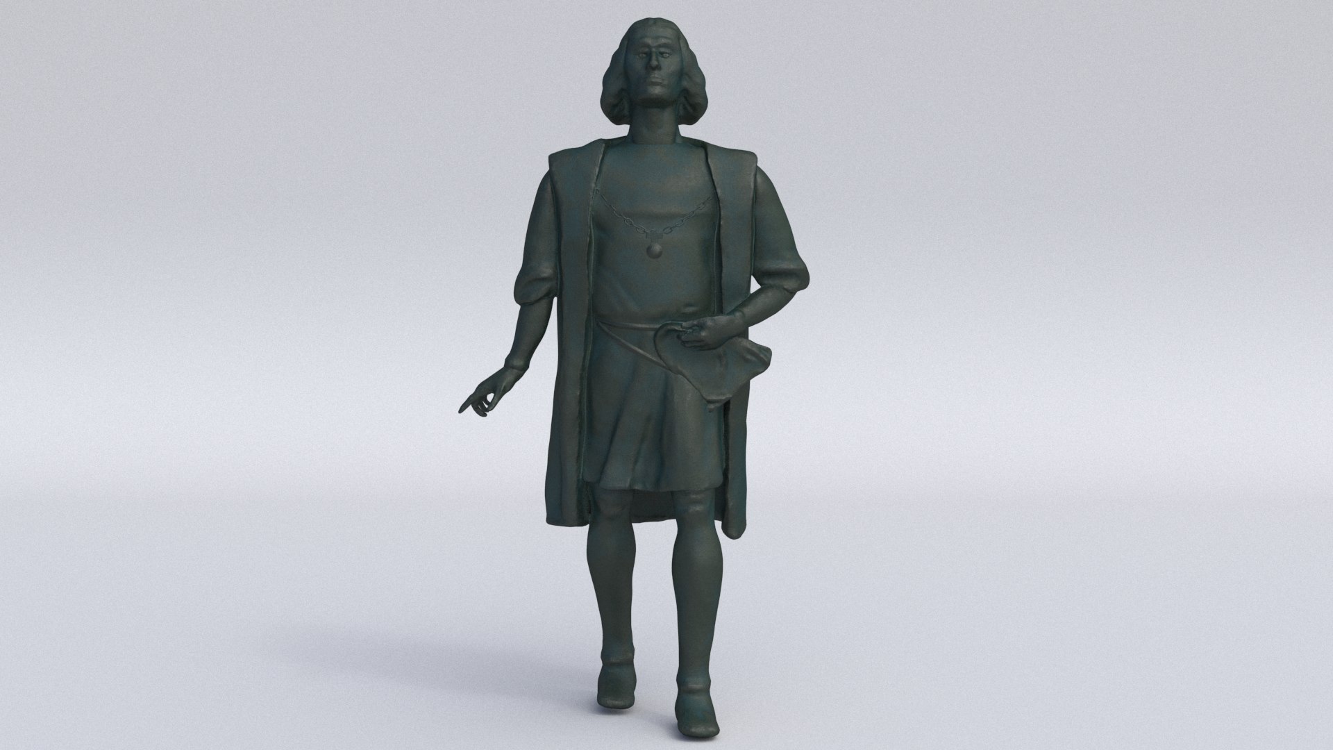 3D Columbus Statue Model - TurboSquid 1601045